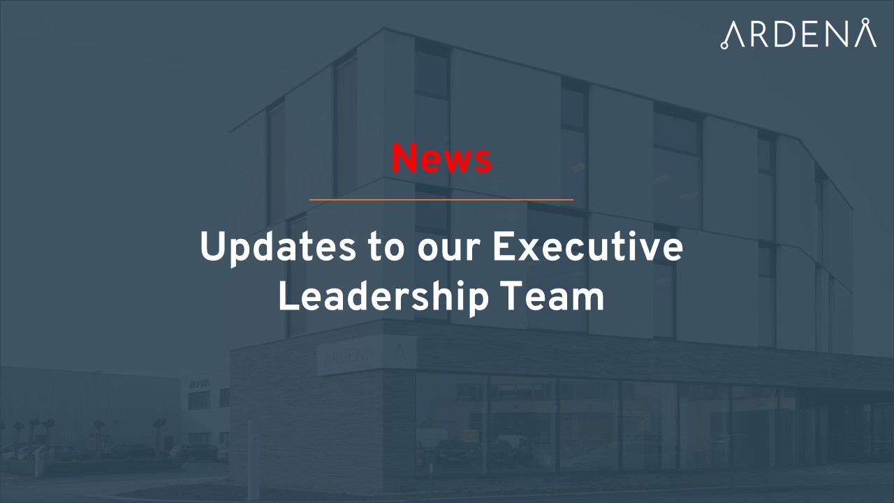 Ardena announces key leadership changes to drive growth and ...